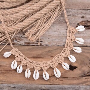 Shell Crochet Choker - Etsy
