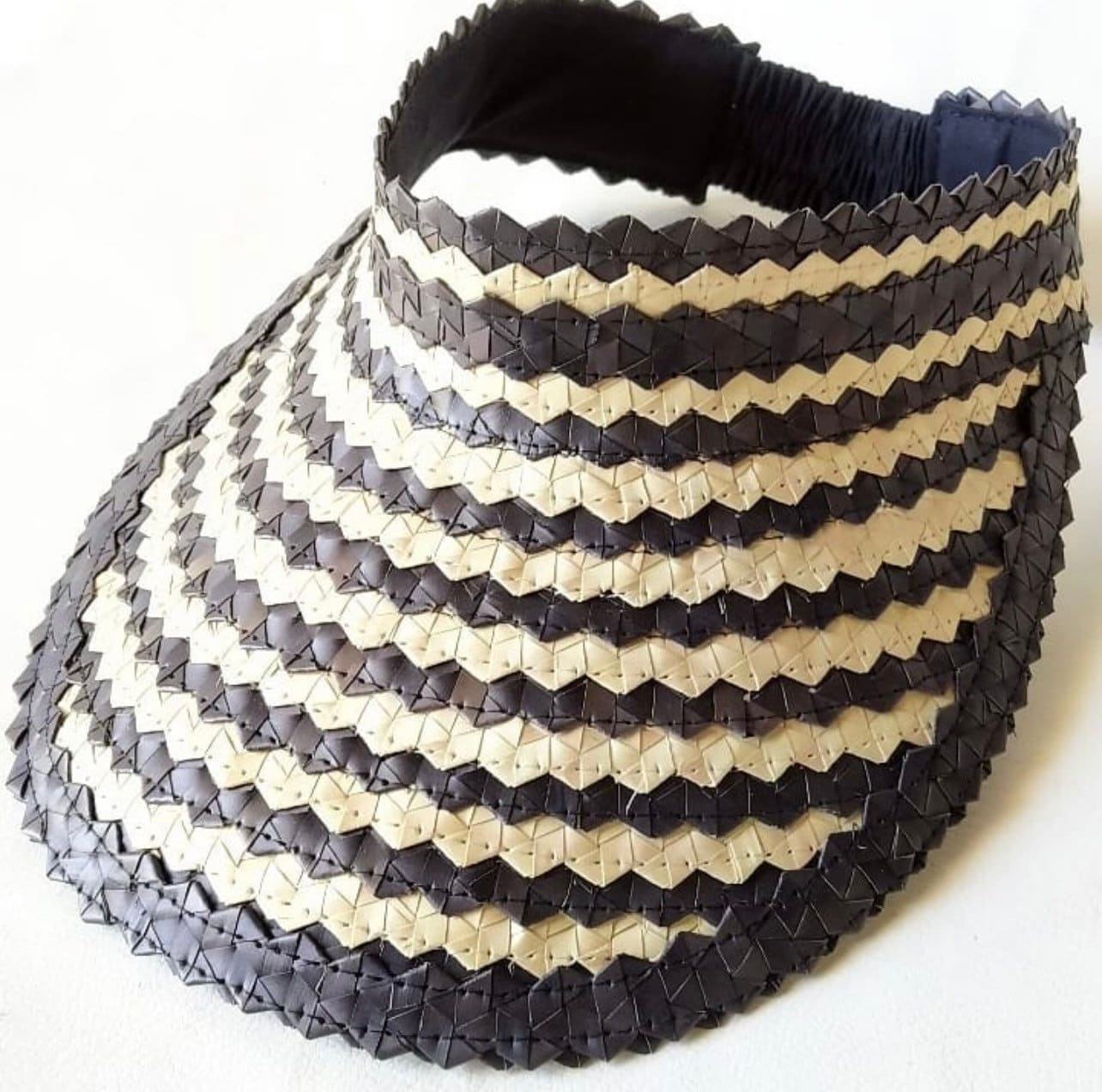 Zig Zag Beach Visor - Etsy