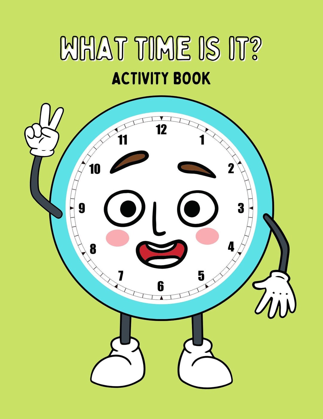 Learn to Tell Time Activity Book: Fun Clock Activities (printable PDF ...