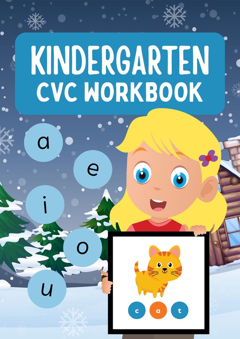 CVC Words Worksheets Phonics Activities | Kindergarten First Grade ...