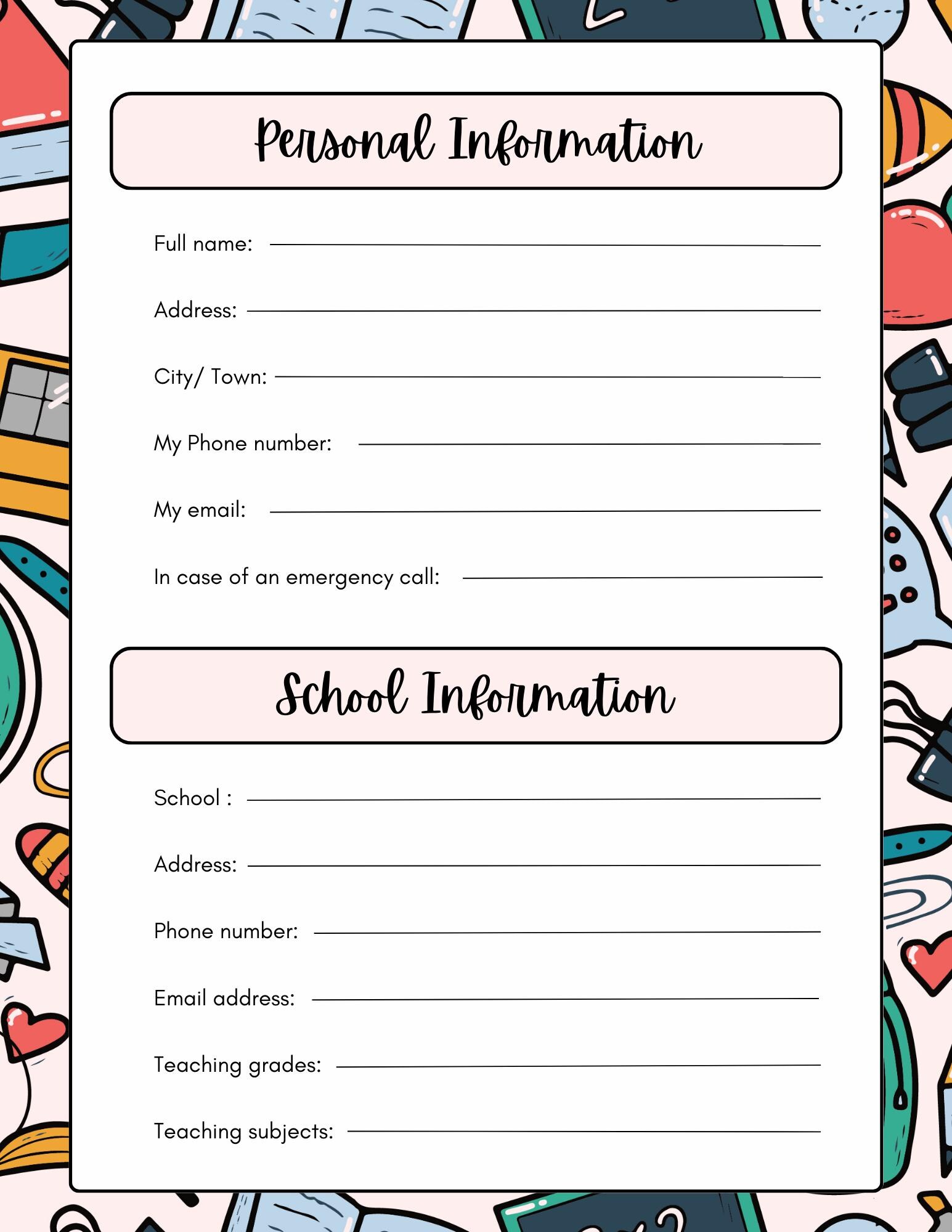 2025 Teacher Planner | A4 Size | Monthly, Weekly, & Daily Schedule ...