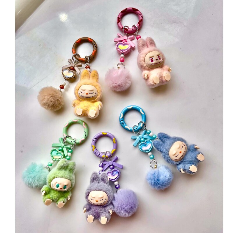 Labubu Keychains Mini - Etsy