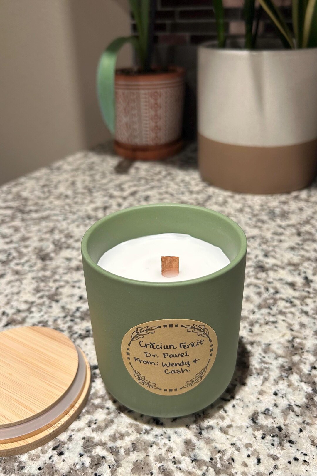 Homemade Crackling-wick Candle - Etsy