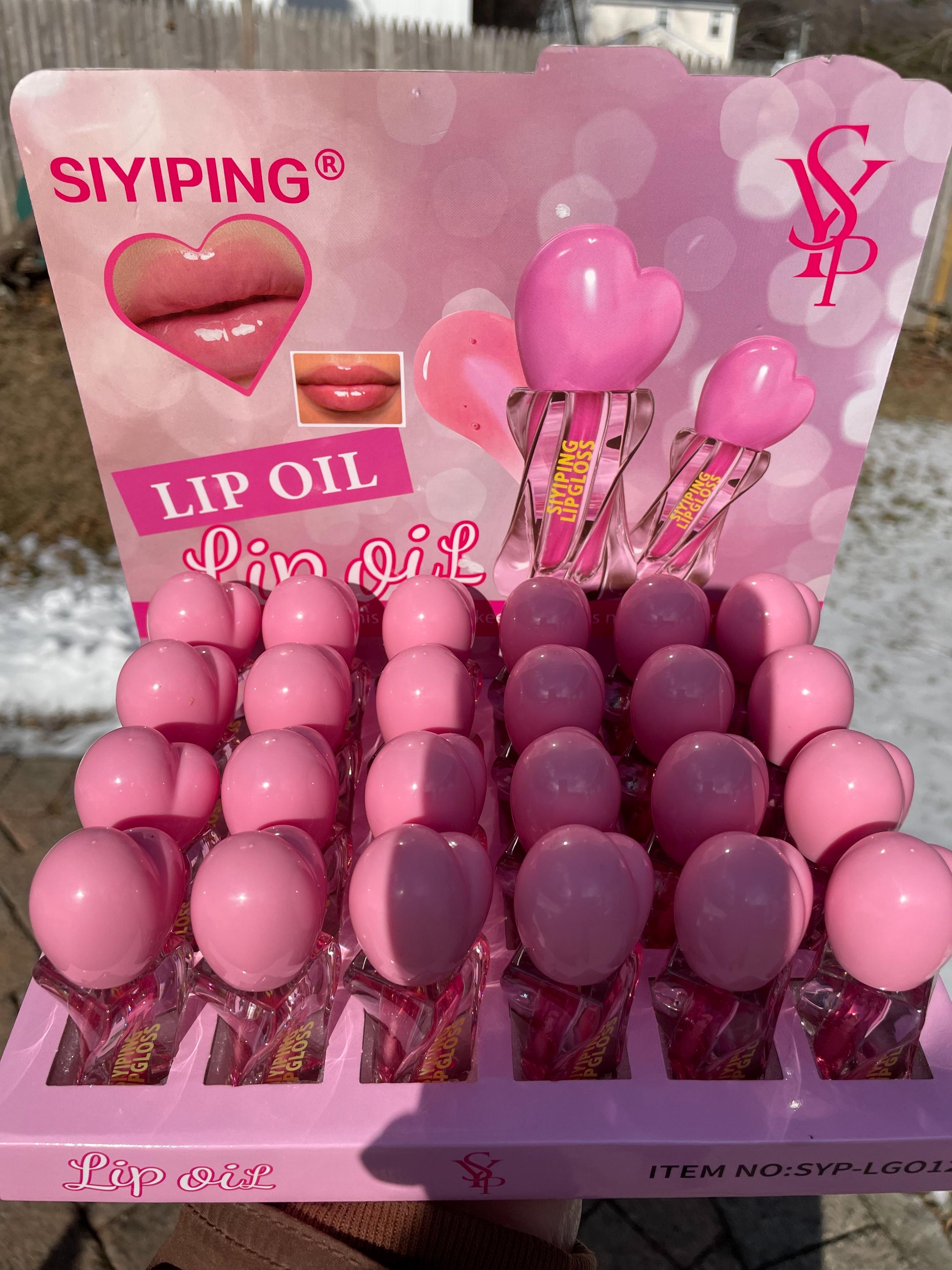 Cute Pink Heart Lip Oil - Etsy