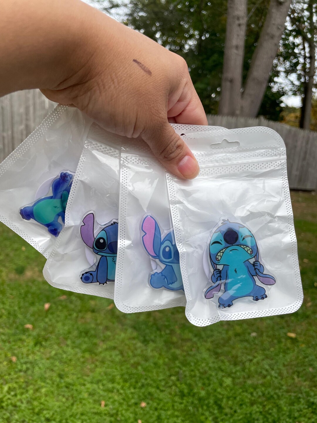 Blue Stitch Pop Socket Phone Holder - Etsy