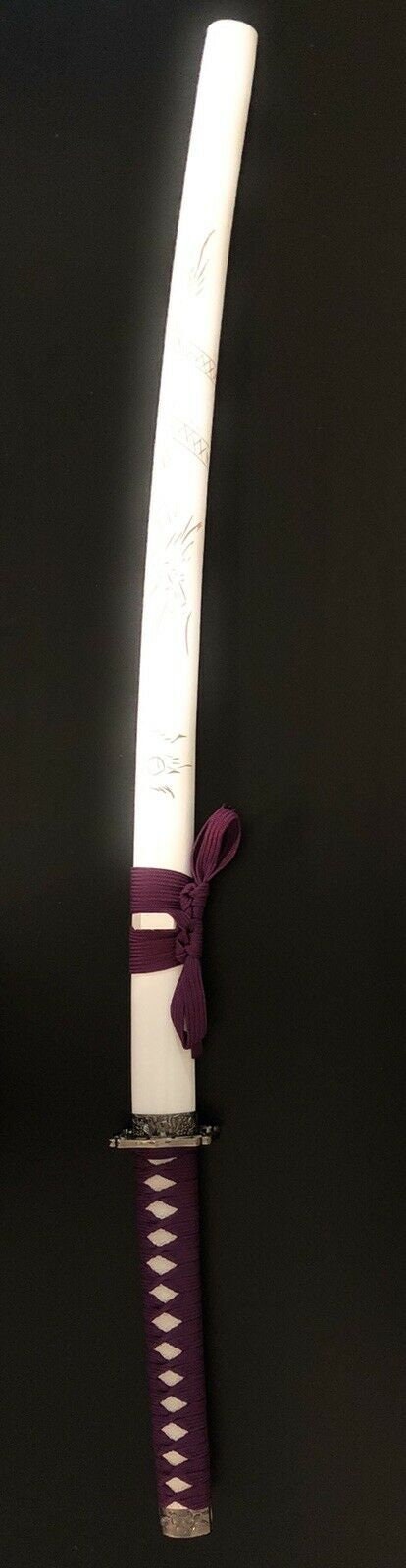 Handmade Japanese Samurai Sword Set W/ Stand 39.5 Katana 30 Wakizashi ...