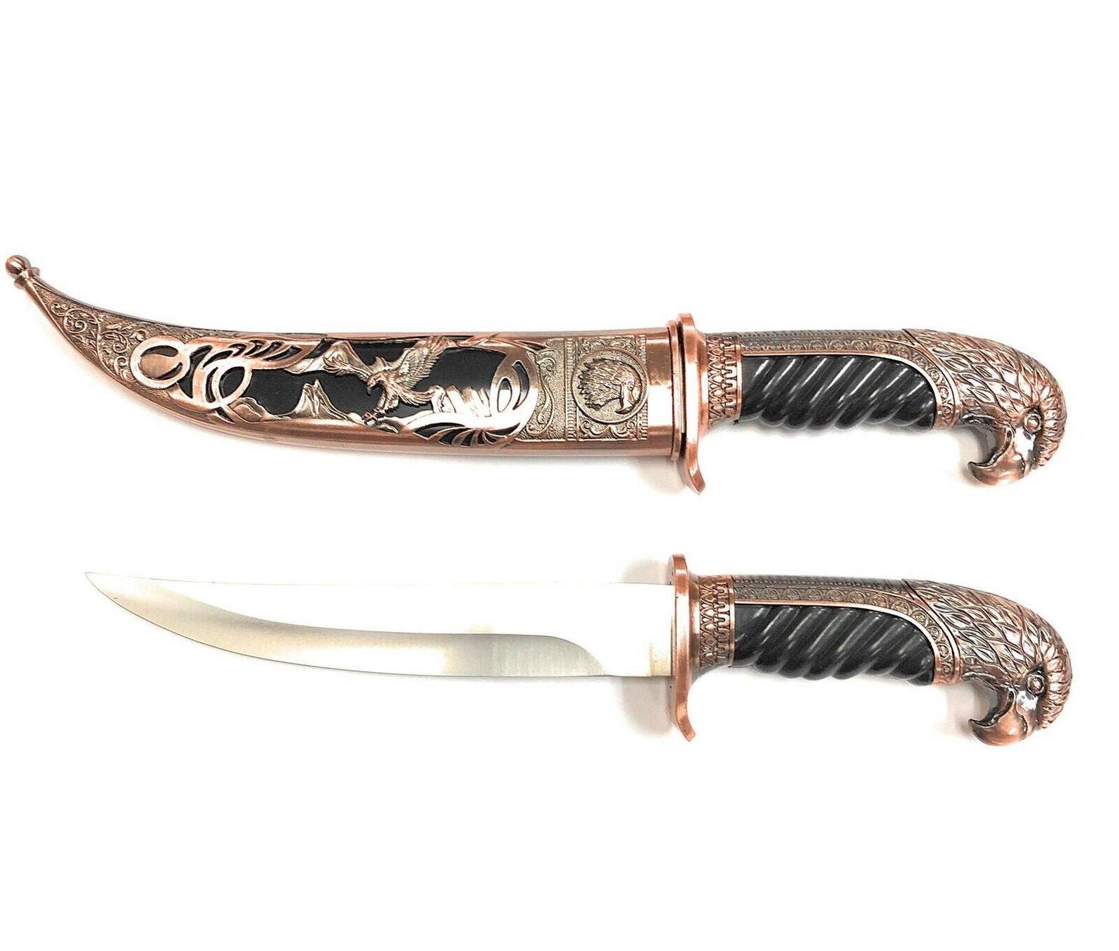 Custom 14'' EAGLE Engrave KNIFE With SCABBARD - Etsy