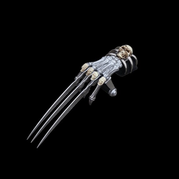 Zombie Gear Demon Bones Tri-Bladed Fantasy Hand Claw | Etsy