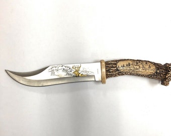 Deer Antler Knife | Etsy