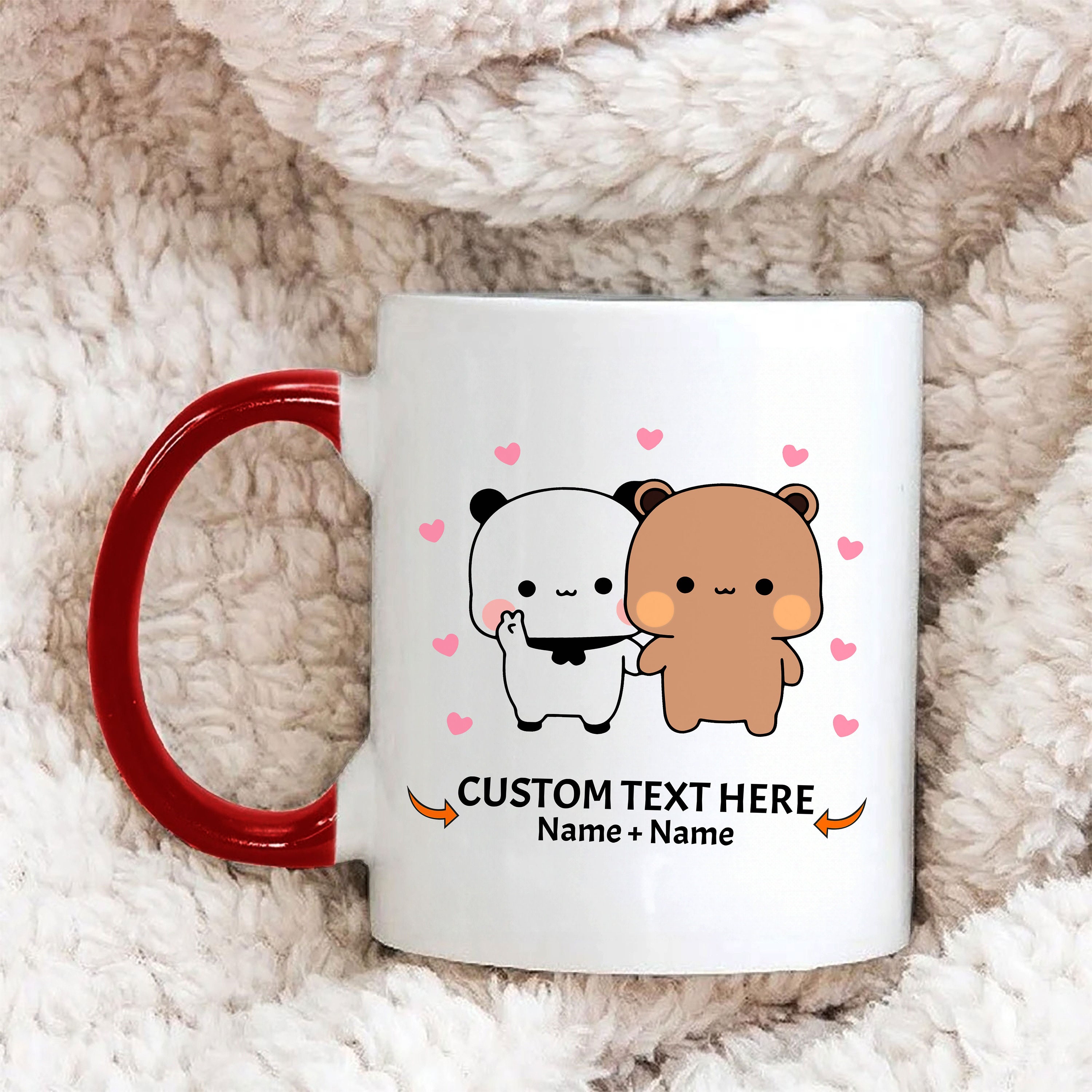 Personalized Cute Bubu and Dudu Coffee Mug Bear Ceramic Mug - Etsy