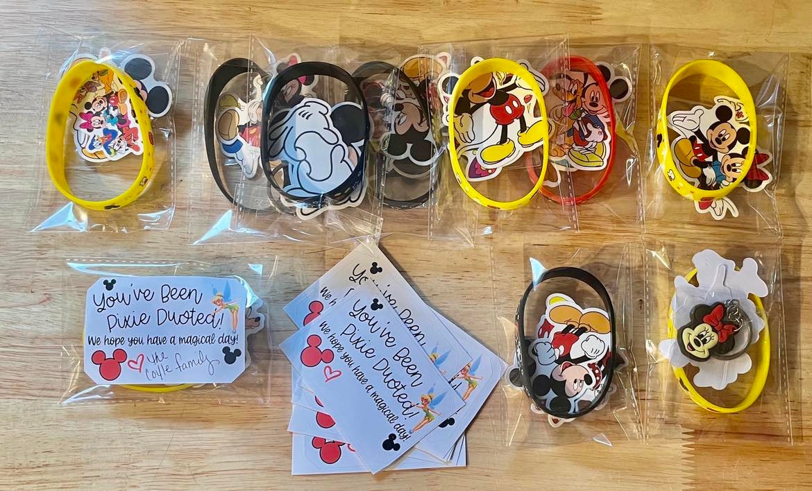 Pixie Dust Gift Sets With Keychain, Pixie Dust Sticker With Space for ...