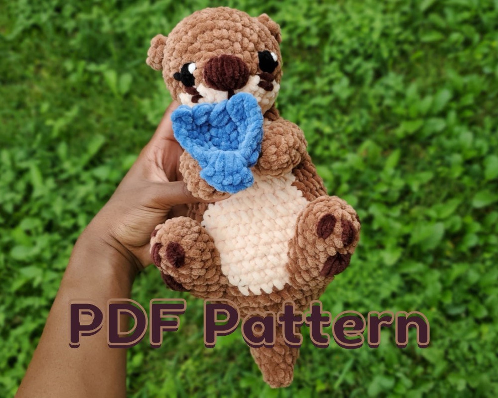 PFD PATTERN: Crochet Otter Plushie Pattern Diy Digital Pattern | Etsy