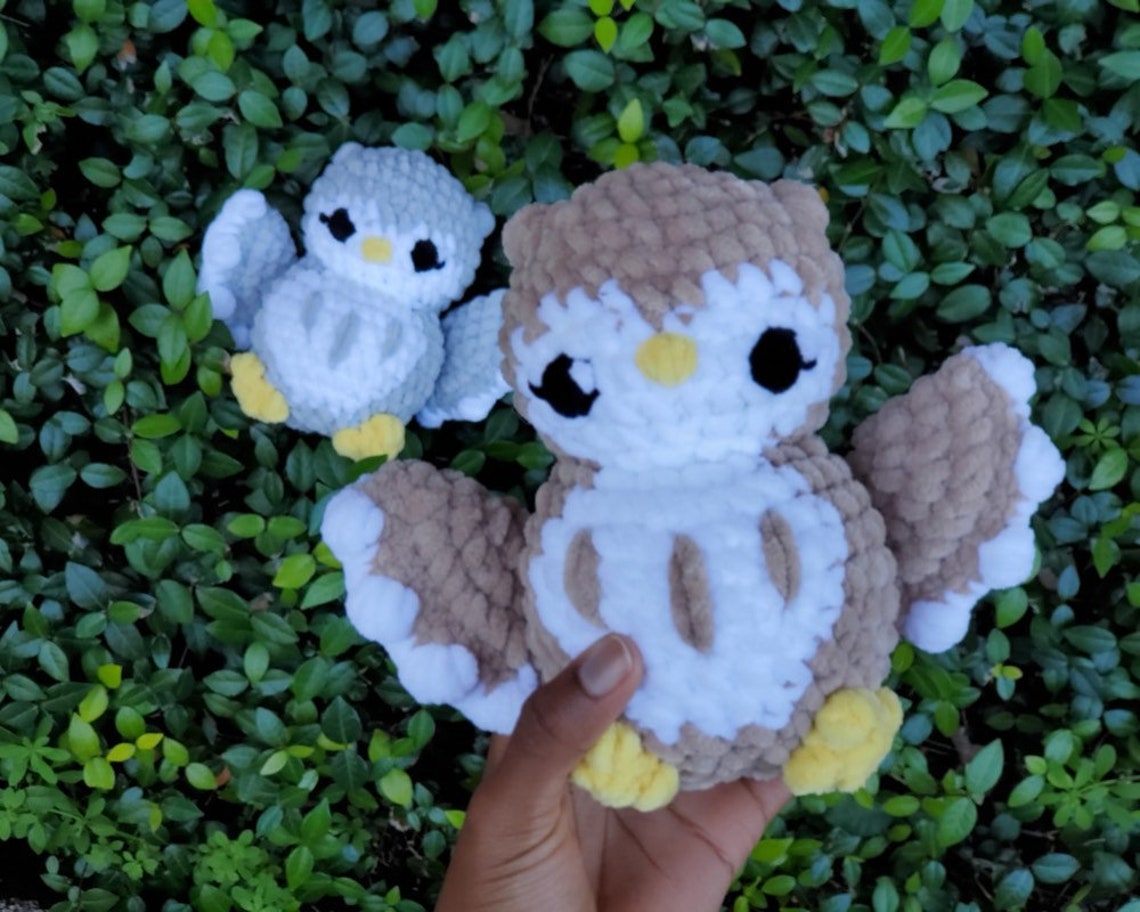 PDF PATTERN: Crochet Owl Plushie Pattern - Etsy