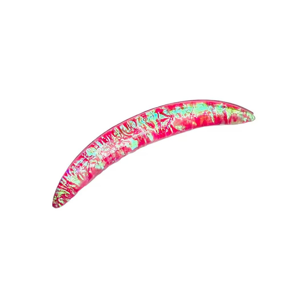 Iridescent Curved Septum Tusk Spike, Handmade Tribal Glass Septum ...