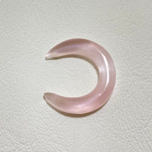 AAA Rated Pink Monalisa Glass Stone Pinchers, Septum, Tusk, Handmde ...