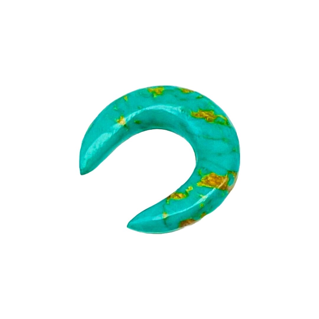 Turquoise Crystal Septum Pincher Size 12g-1/2in Handcrafted Body ...