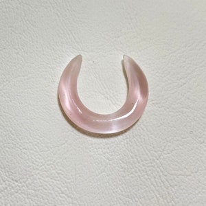 AAA Rated Pink Monalisa Glass Stone Pinchers, Septum, Tusk, Handmde ...