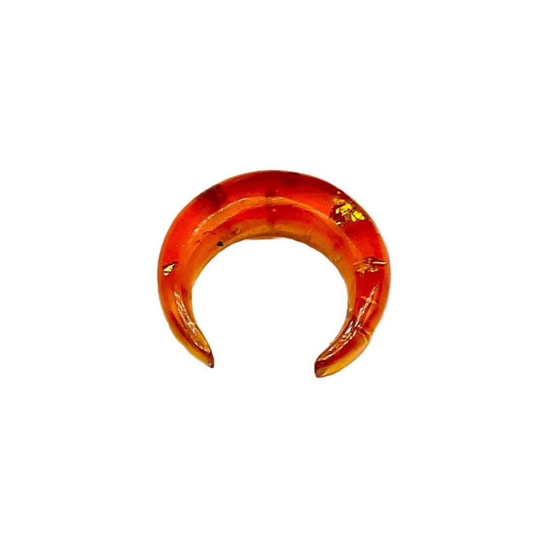 Amber Stone Handmade Nose Piercing Septum Pincher Naga Body Jewelry ...
