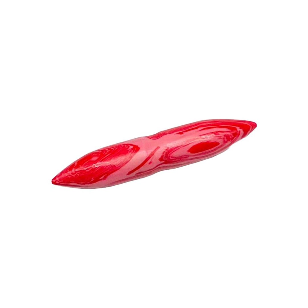 Handmade Tribal Septum Tusk Notched Spike, Ethnic Body Jewelry, Red ...