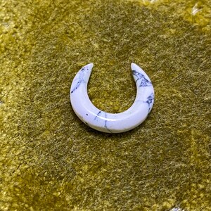 AAA Rated Organic Howlite Stone Pinchers Septum Tusk - Etsy