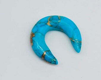 Violet Charoite Stone CURVED SEPTUM TUSK Tribal Septum Nose - Etsy