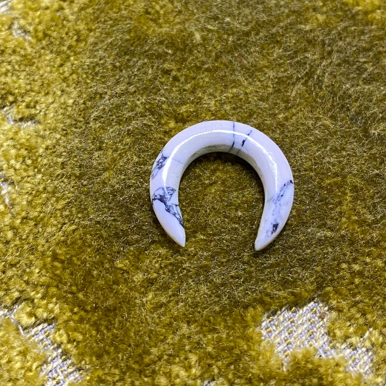 AAA Rated Organic Howlite Stone Pinchers Septum Tusk - Etsy