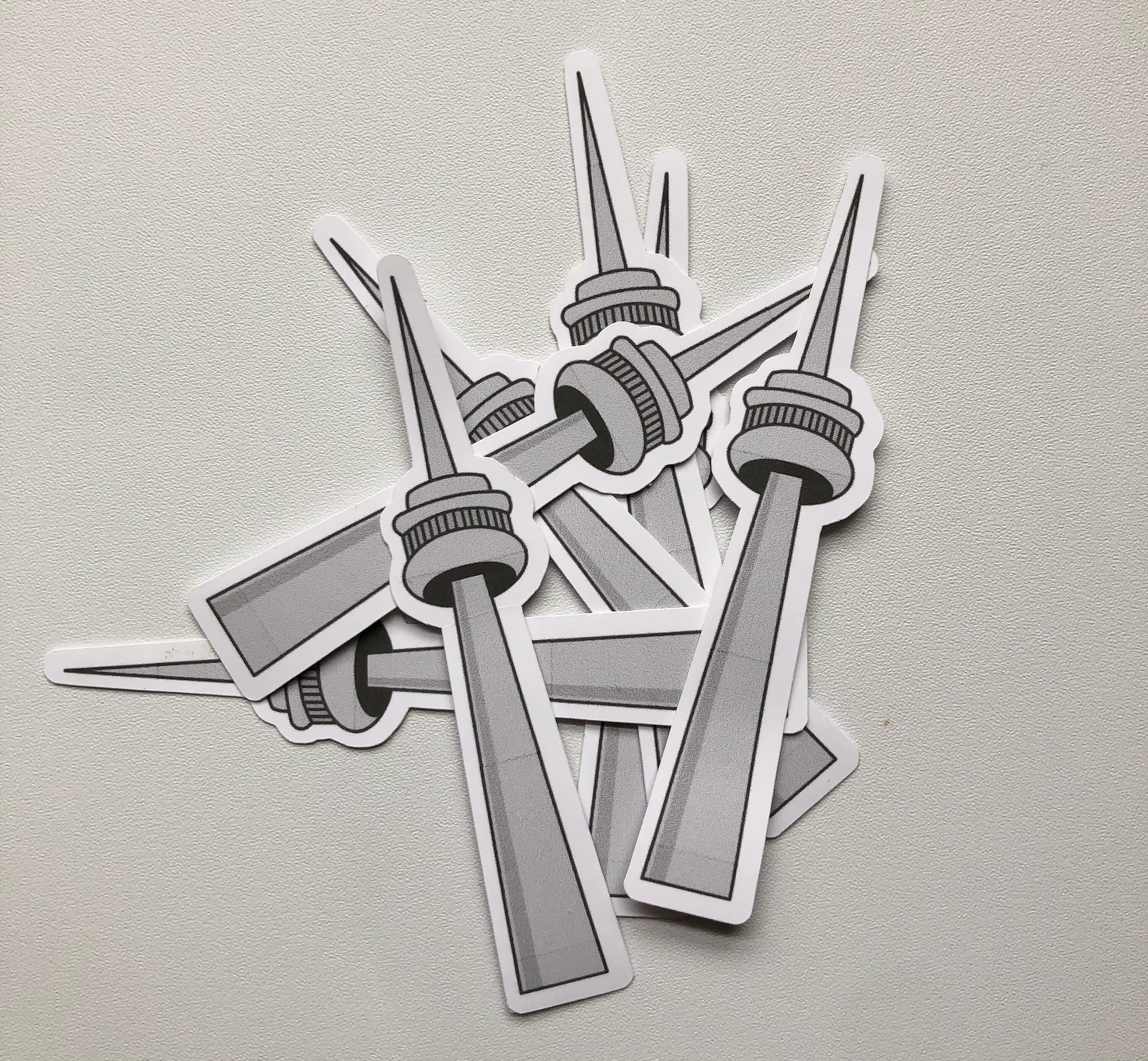 CN Tower Sticker Toronto Sticker Matte Vinyl Waterproof | Etsy