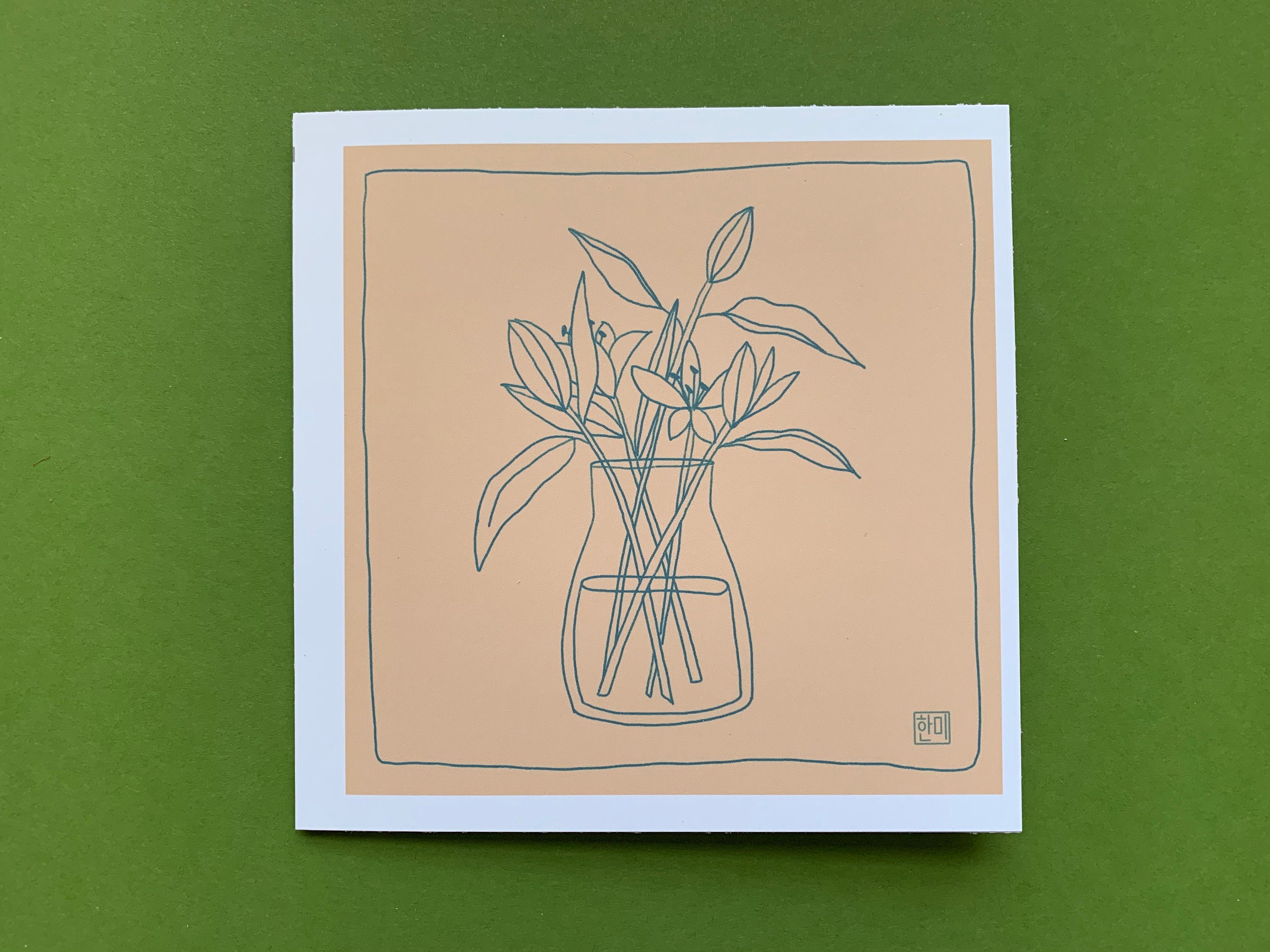 Simple Flower Cards - Etsy