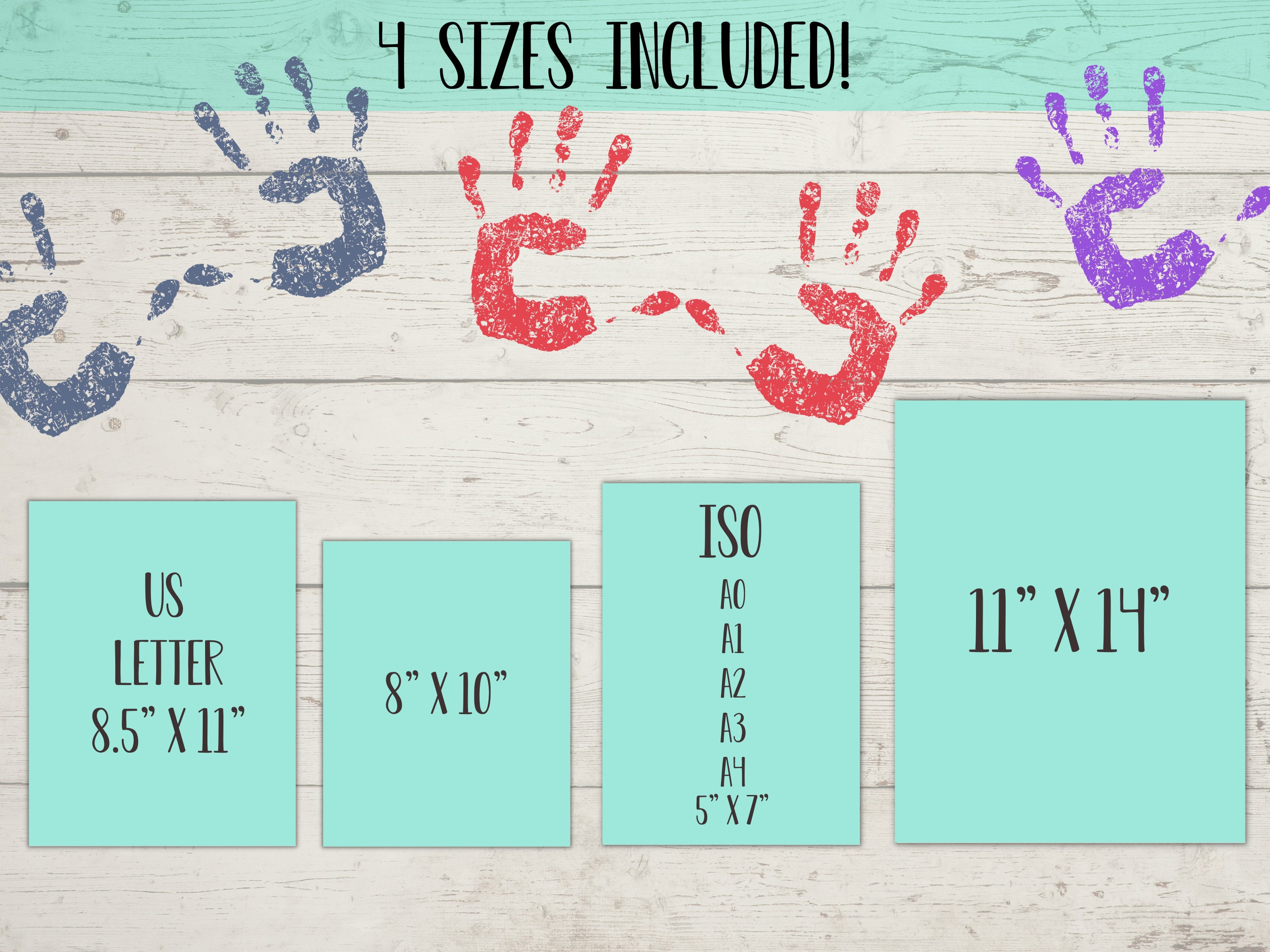Toddler Insects Art Project Handprint Footprint Craft Bundle, Printable ...