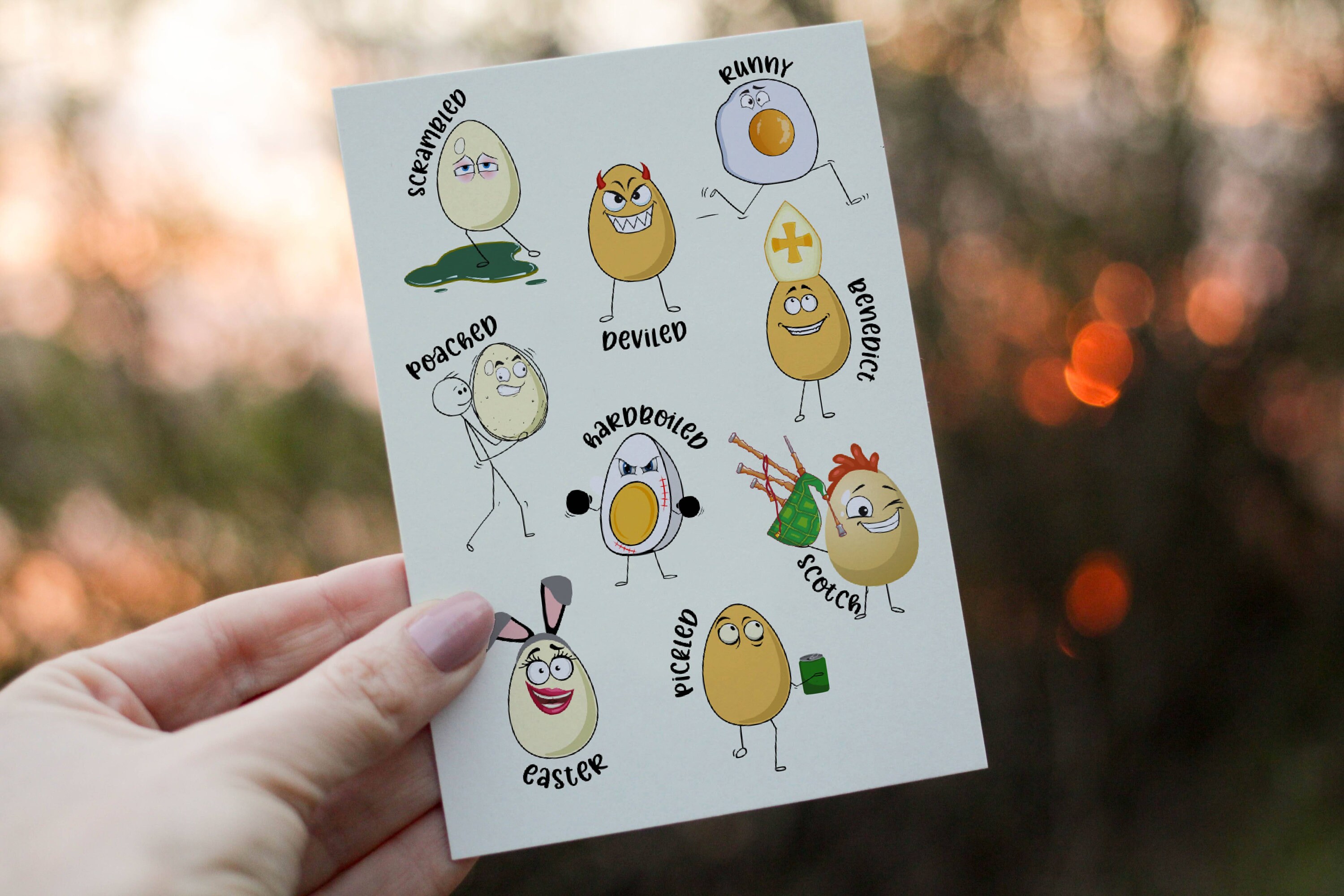 Printable Easter Card, Egg Pun Card, Funny Easter Card, Food Pun, Types ...