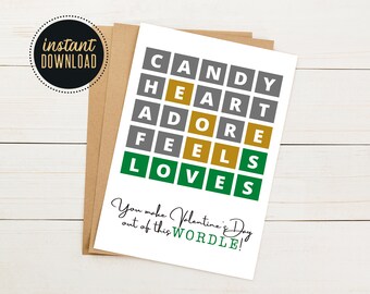 Custom Wordle Card Wordle Card Printable Friend Custom - Etsy