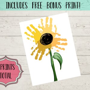Toddler Insects Art Project Handprint Footprint Craft Bundle, Printable ...