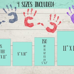 Toddler Spring Art Project Handprint Footprint Craft Bundle, Printable ...