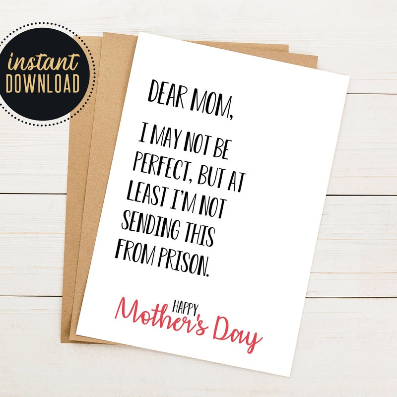 Funny Mothers Day Cards - Etsy