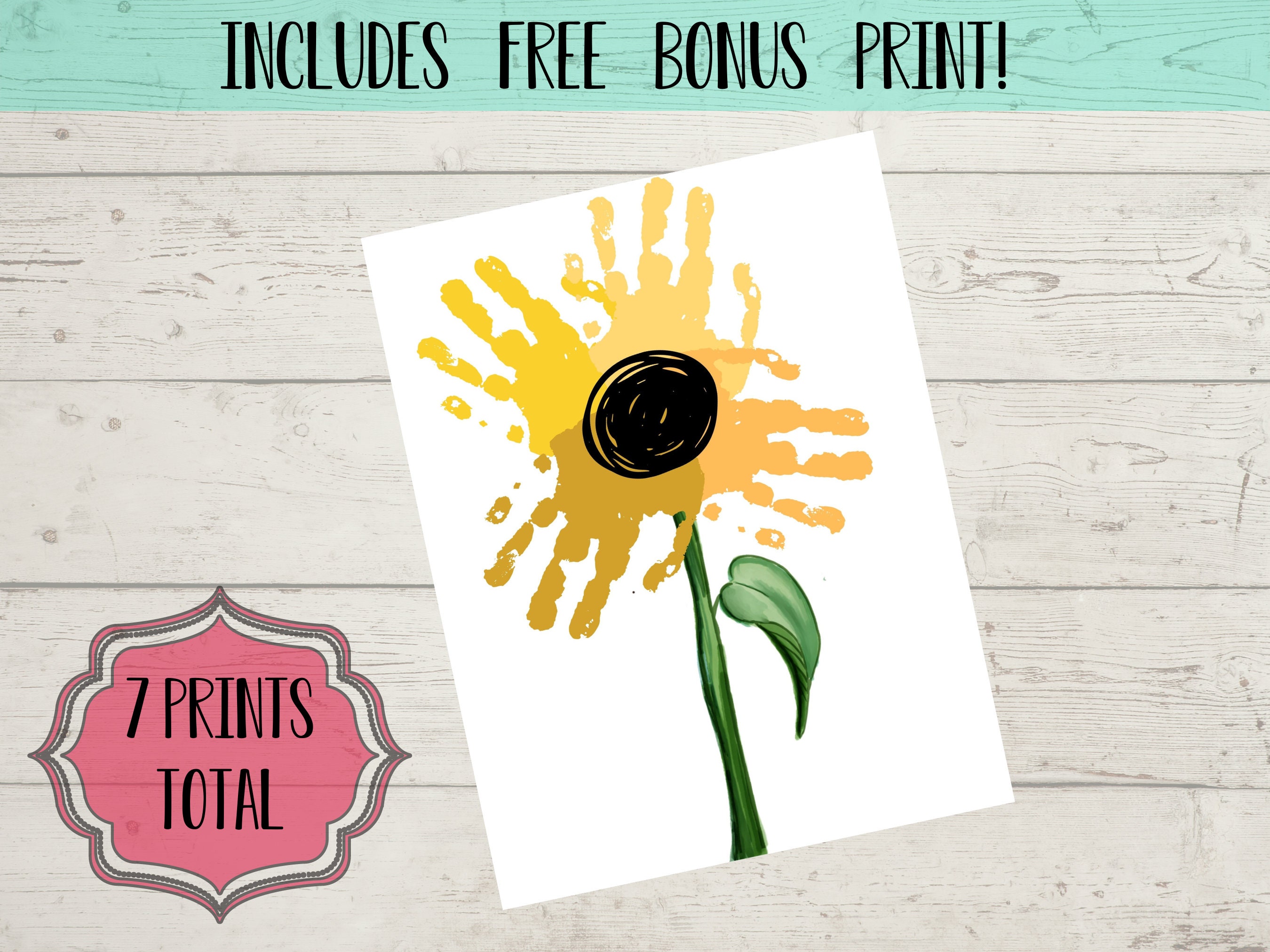 Toddler Grandpa Handprint Footprint Art Project Craft Bundle - Etsy