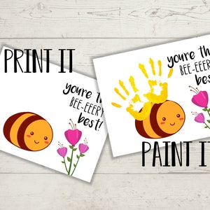 Toddler Insects Art Project Handprint Footprint Craft Bundle, Printable ...