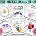 Toddler Insects Art Project Handprint Footprint Craft Bundle, Printable ...