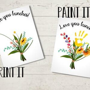 Toddler Spring Art Project Handprint Footprint Craft Bundle, Printable ...