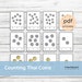 COUNTING COINS Clip Cards, Montessori Maths, Number Cards, Learning ...