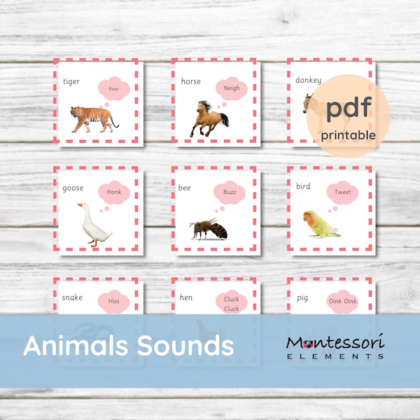 Animal Sounds - Etsy