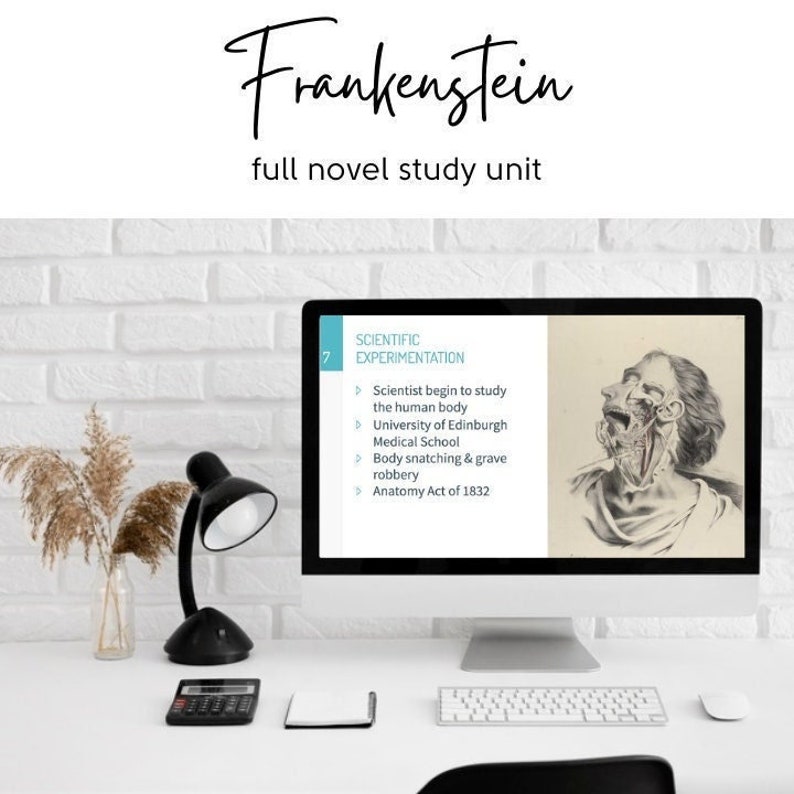 Frankenstein Novel Study Full Unit - Etsy