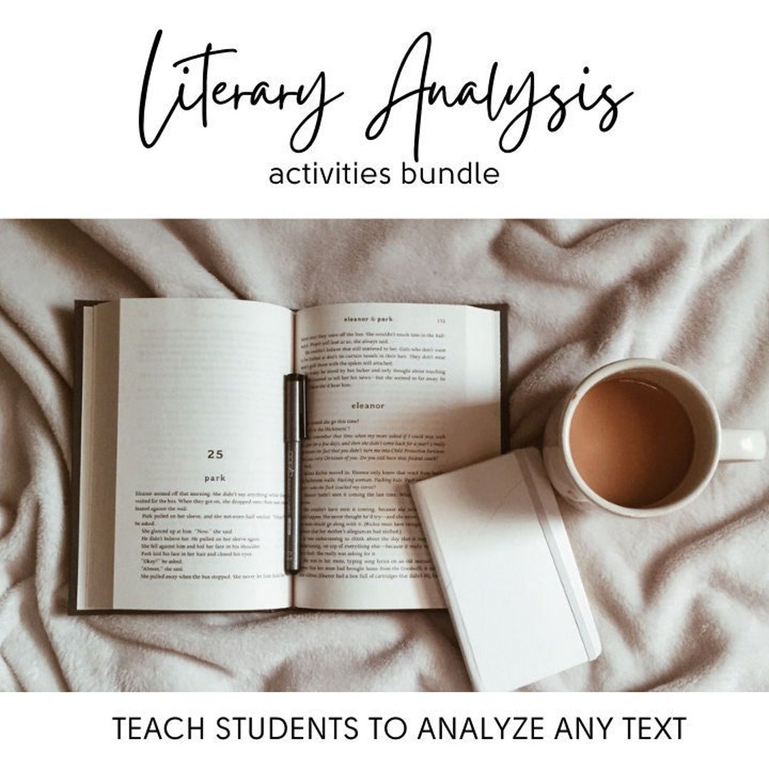 Literary Analysis Activities Bundle - Etsy