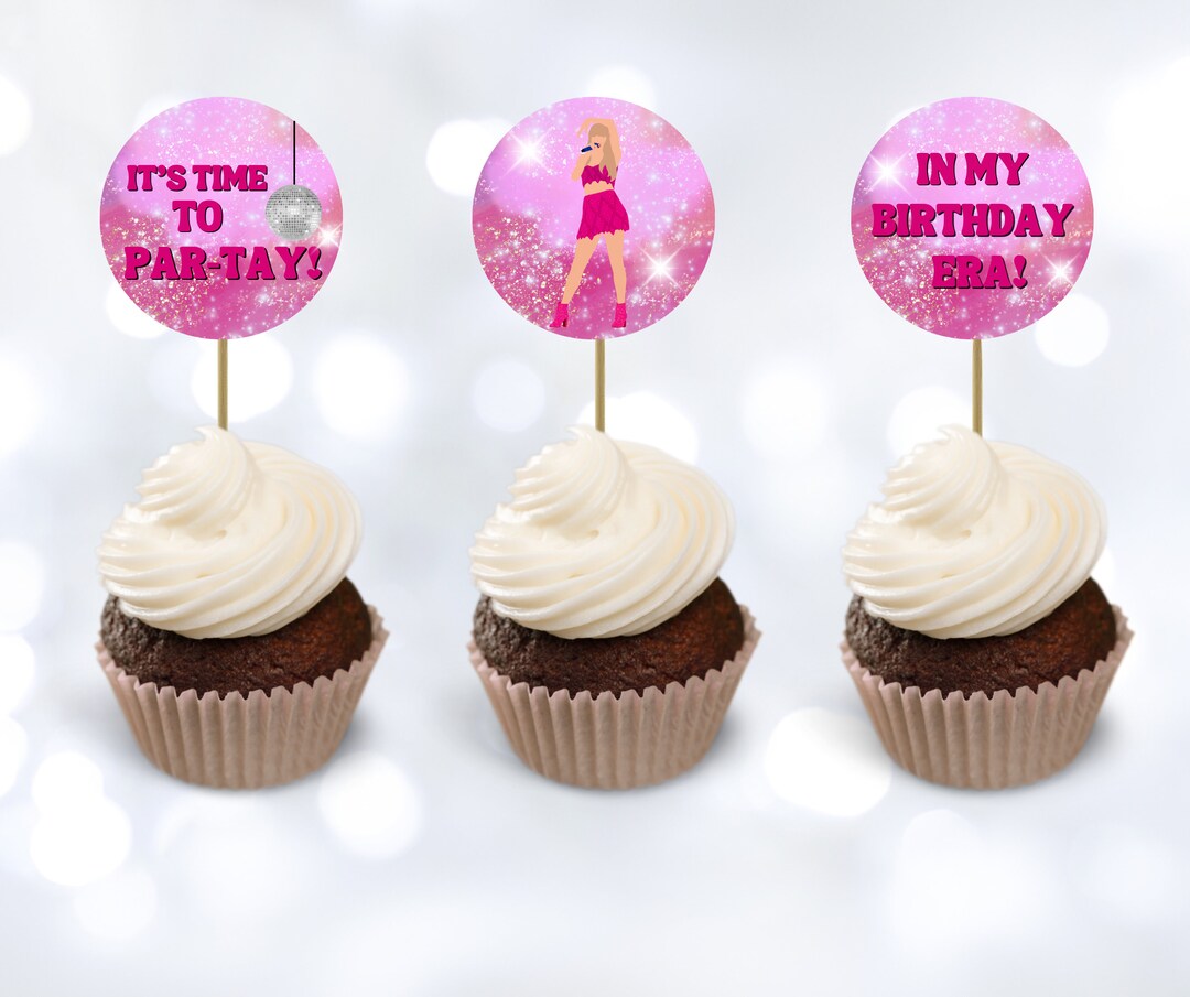 Taylor Swift Cupcake Toppers, Taylor Swift Cake Topper - Etsy