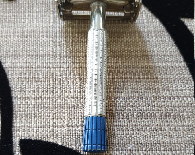 Vintage 1957 C 3 Gillette Blue Tip Super Speed Safety Razor - Etsy
