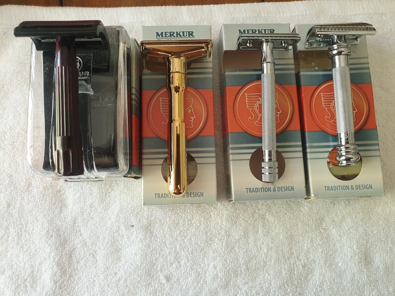 Genuine Merkur German Made Aggressive to Moderate Safety Razors Futur ...