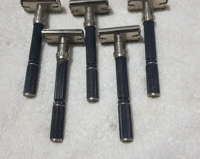 1984 Gillette Super Adjustable PD 109 Vintage Safety Razor Date Code E1 ...