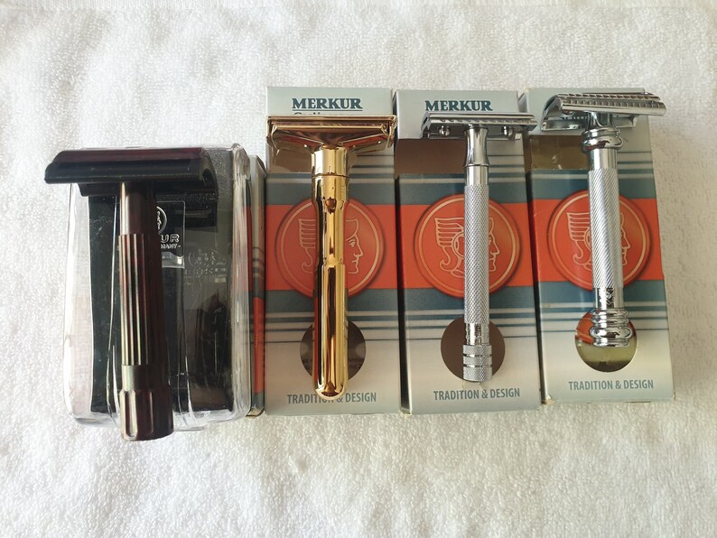Genuine Merkur German Made Aggressive to Moderate Safety Razors Futur ...