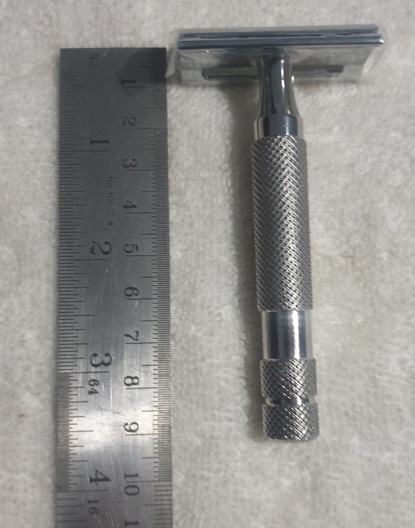 304 Stainless Steel Three Piece Double Edge Safety Razors Long and ...