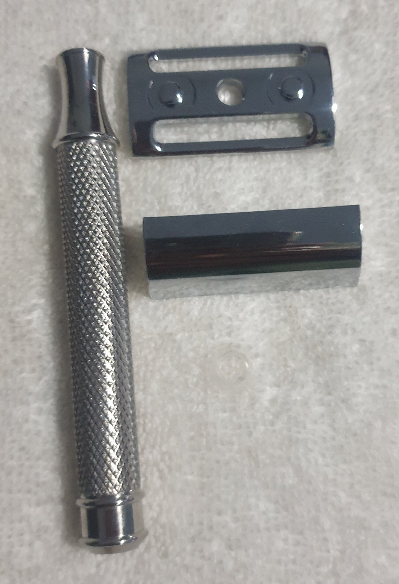 304 Stainless Steel Three Piece Double Edge Safety Razors Long and ...