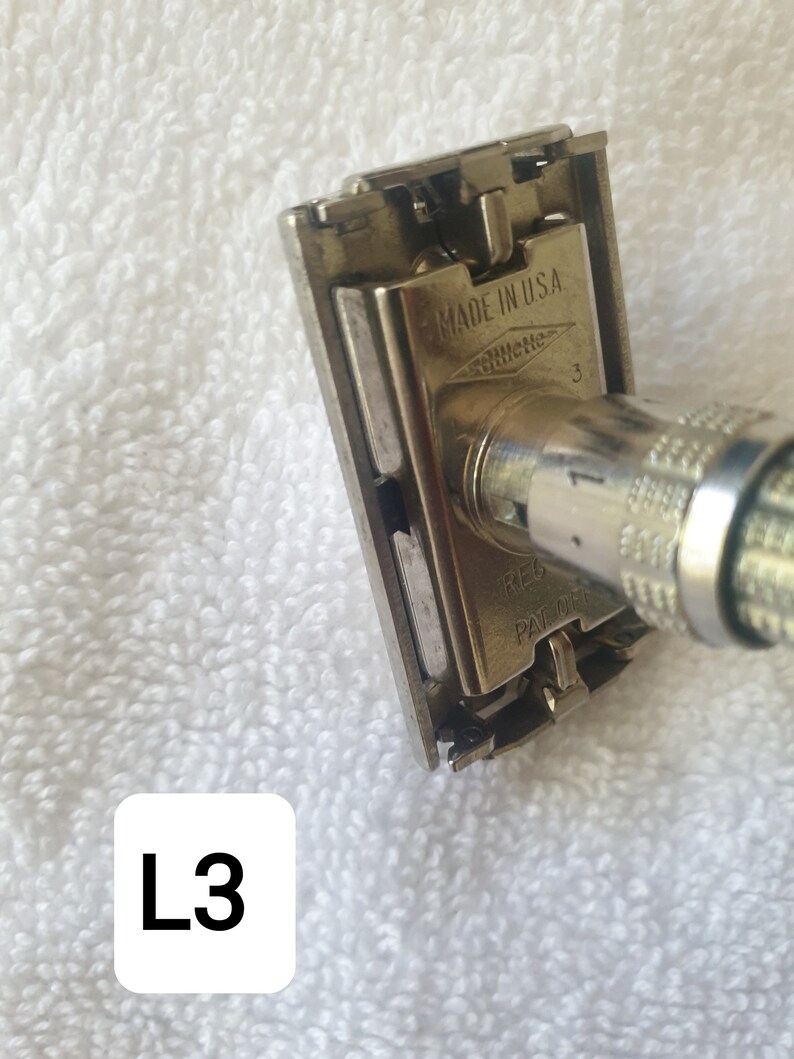 Vintage Gillette Super Slim Adjustable TTO Razors Various Date Codes - Etsy